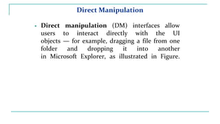 Human computer interaction chapter 2 interaction Styles.pptx