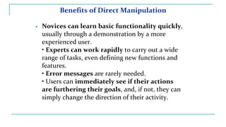 Human computer interaction chapter 2 interaction Styles.pptx