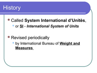 Lecture 2 Introduction to the Metric System.ppt