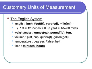 Lecture 2 Introduction to the Metric System.ppt
