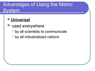 Lecture 2 Introduction to the Metric System.ppt