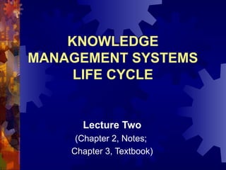 Lecture_2_KNOWLEDGE MANAGEMENT SYSTEMS LIFE CYCLE.ppt