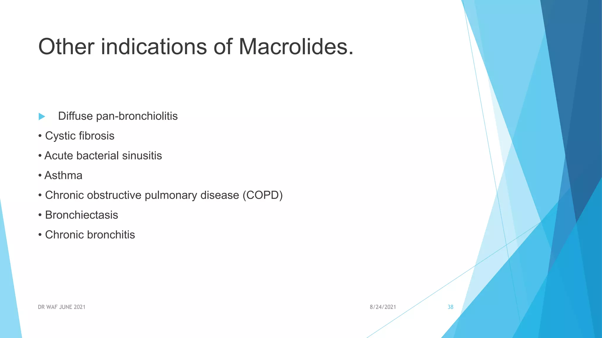 MACROLIDES ANTIBIOTICS. | PPT