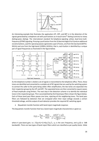 Second Order Active RC Blocks | PDF