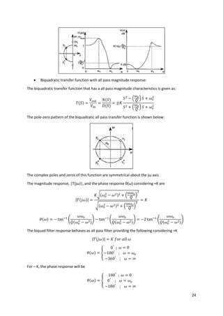 Second Order Active RC Blocks | PDF