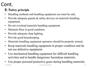 Lecture 2 Material Handling Equipment | PPTX