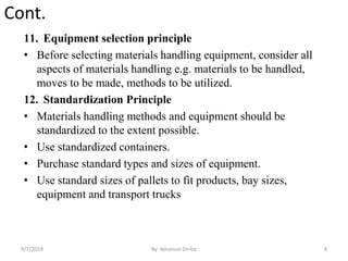 Lecture 2 Material Handling Equipment | PPTX