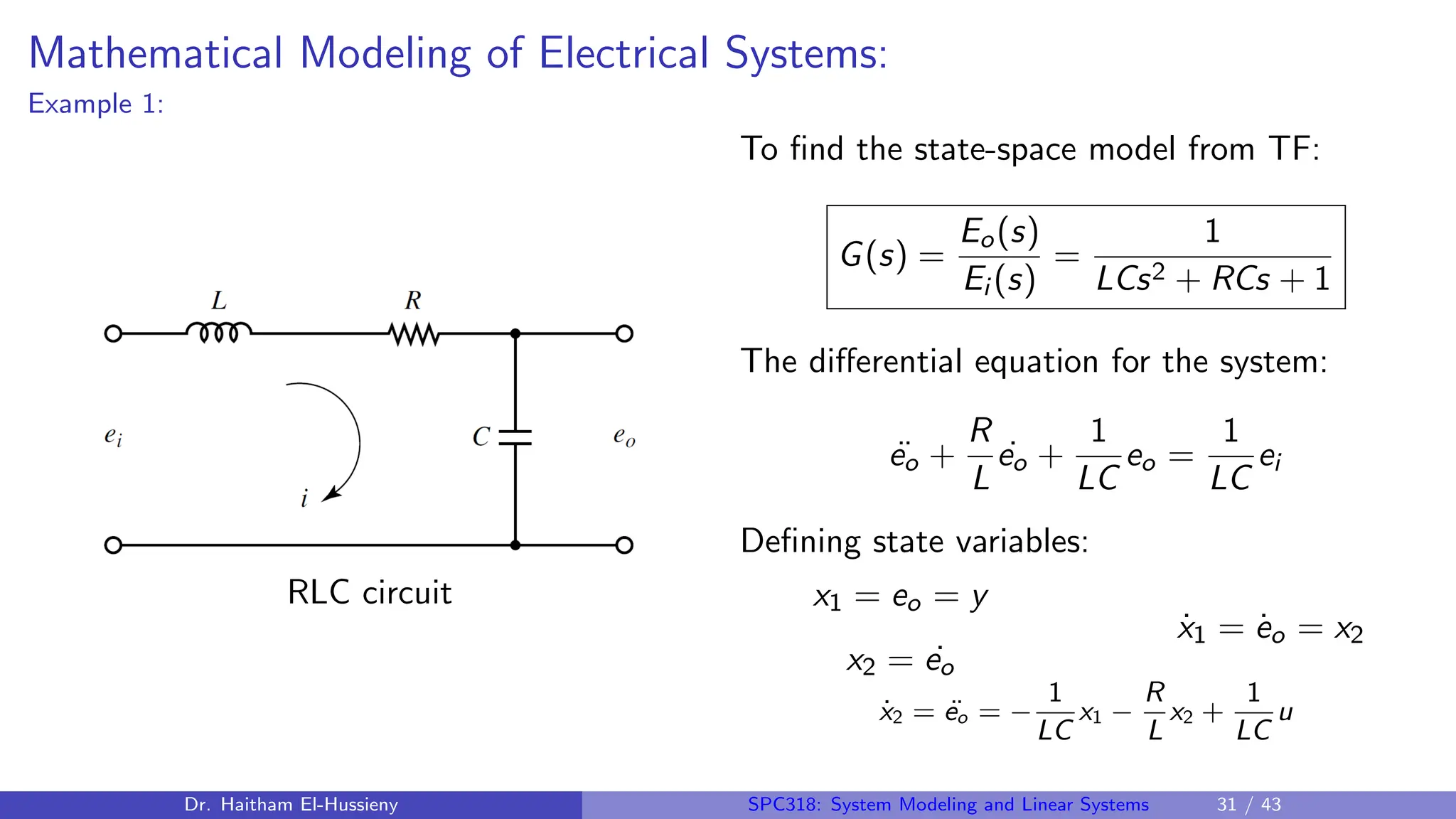 System modeling of electrical and mechanical sys | PDF