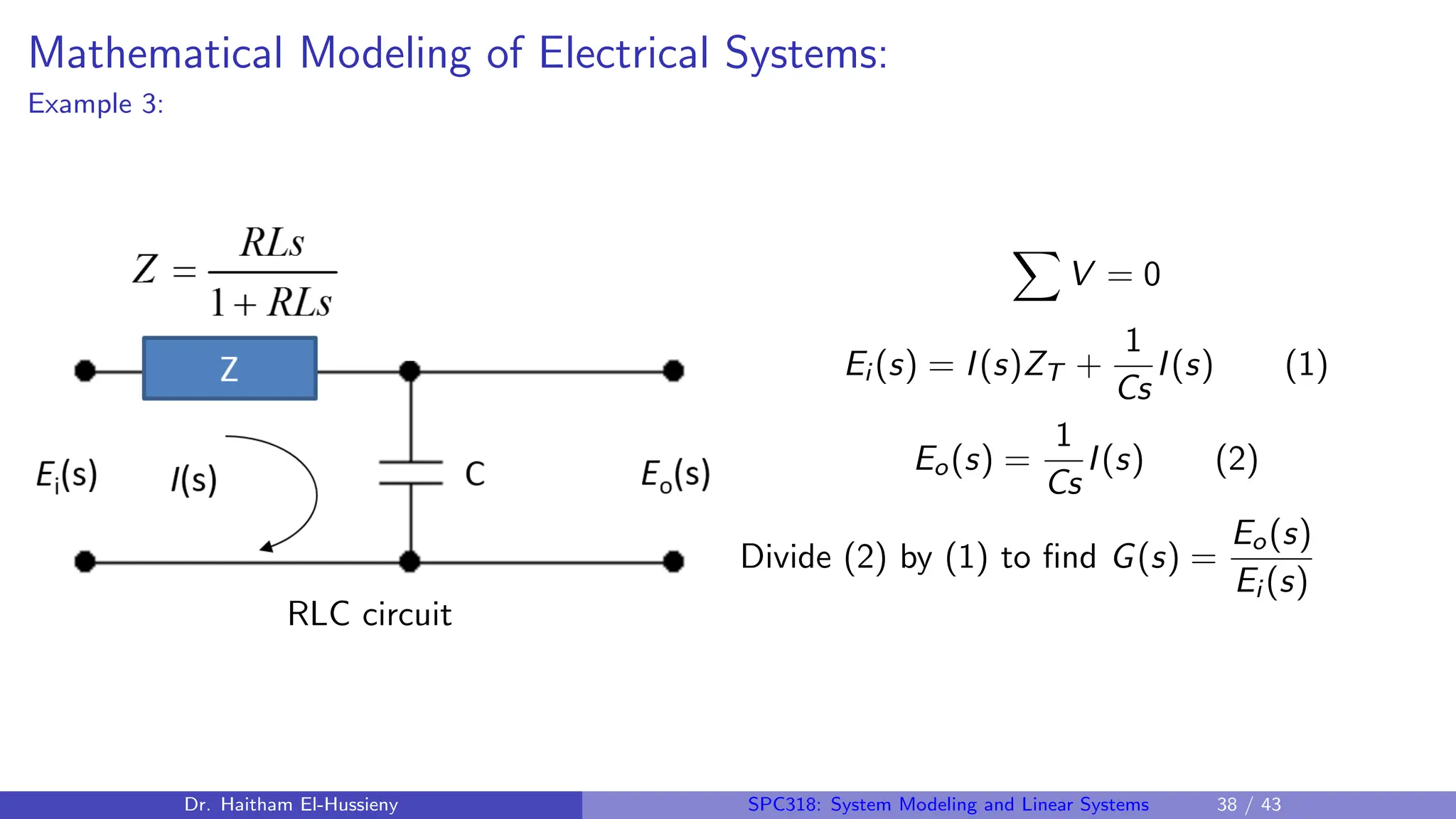 System modeling of electrical and mechanical sys | PDF