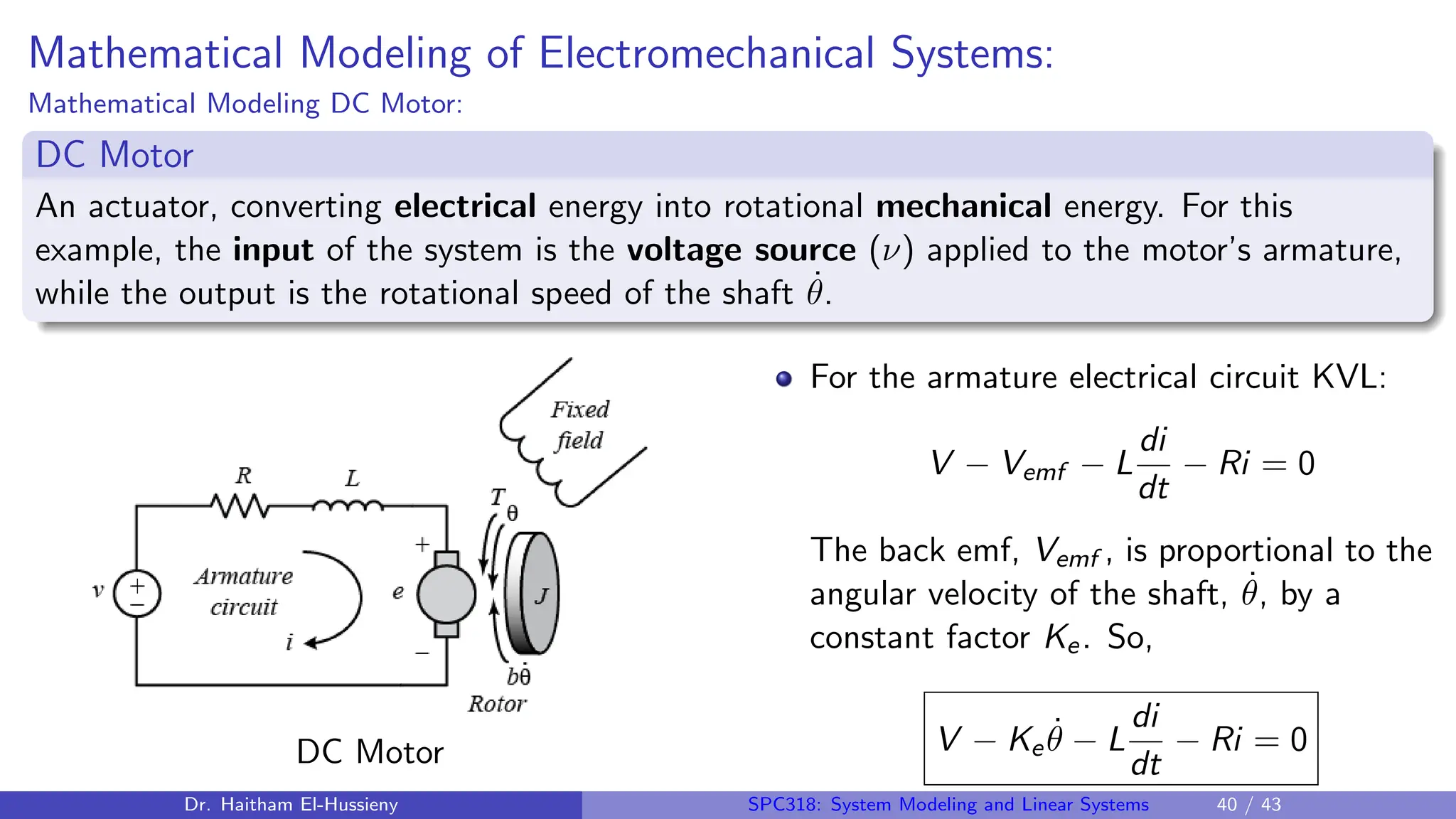 System modeling of electrical and mechanical sys | PDF