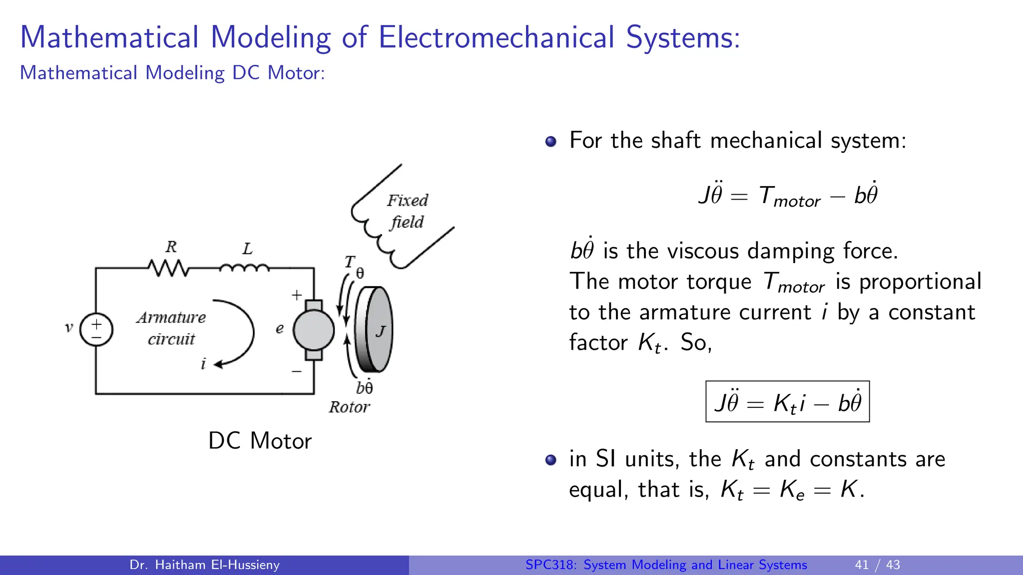System modeling of electrical and mechanical sys | PDF