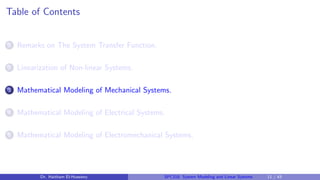 System modeling of electrical and mechanical sys | PDF
