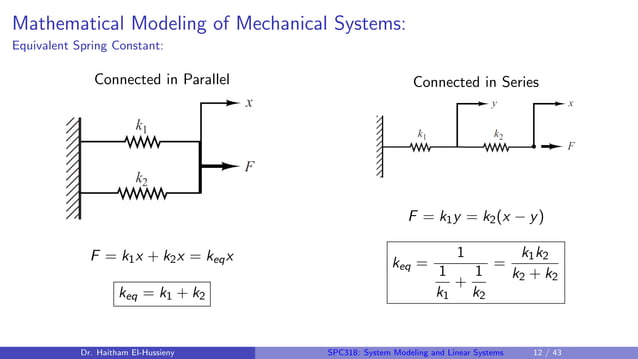 System modeling of electrical and mechanical sys | PDF | Physics | Science