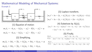 System modeling of electrical and mechanical sys | PDF