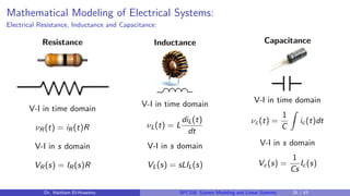 System modeling of electrical and mechanical sys | PDF