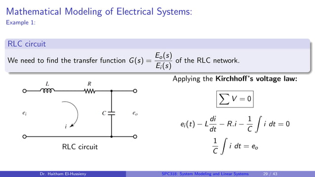 System modeling of electrical and mechanical sys | PDF | Physics | Science