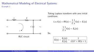 System modeling of electrical and mechanical sys | PDF