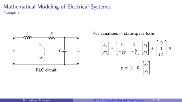 System modeling of electrical and mechanical sys | PDF | Physics | Science