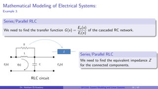 System modeling of electrical and mechanical sys | PDF