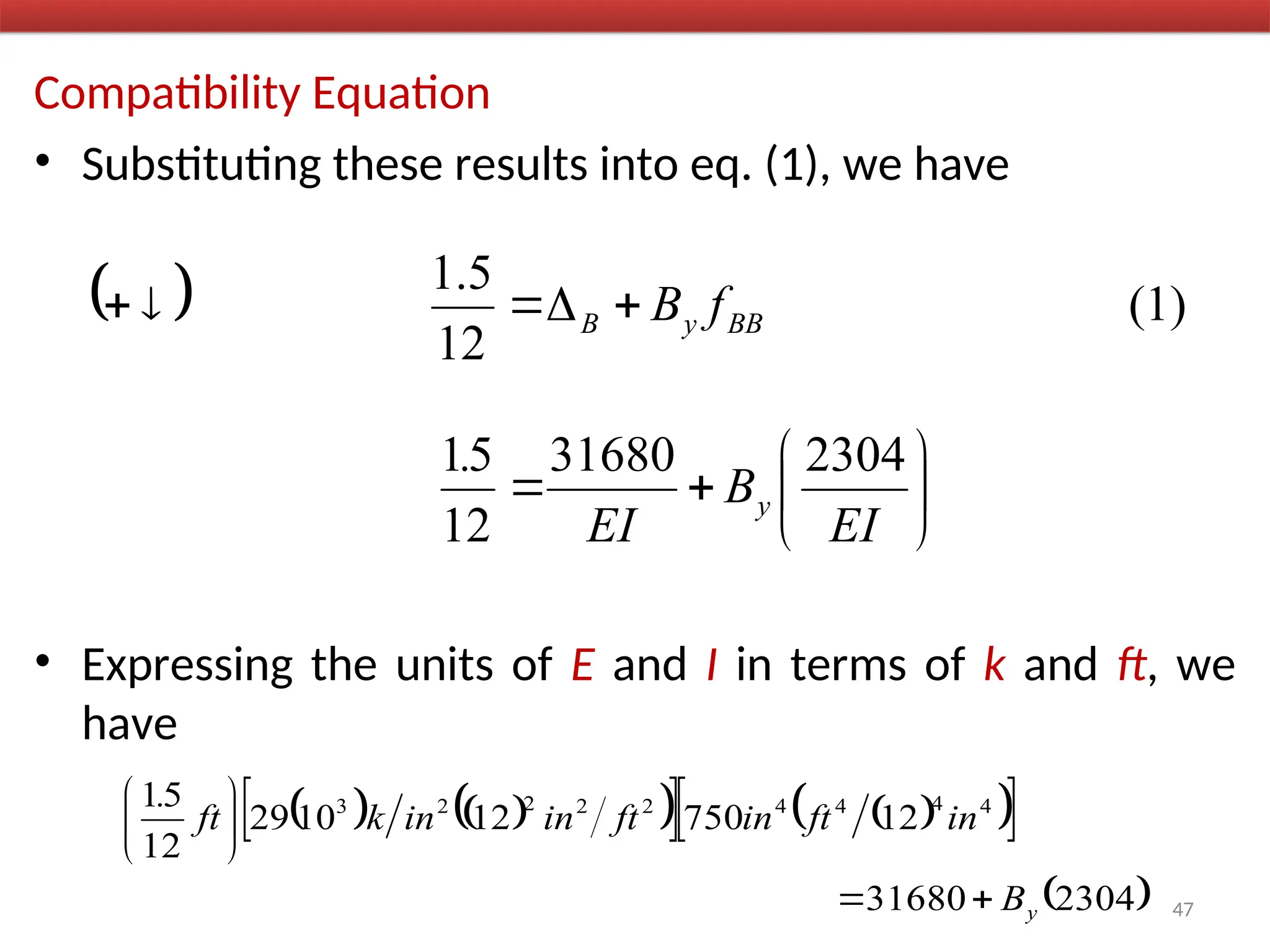 Lecture 2 METHOD OF CONSISTENT DEFORMATION Beams.ppt