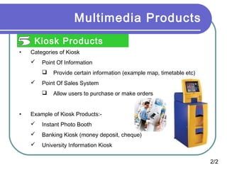 Multimedia Products | PPT
