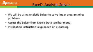 Lecture 2 Modeling and Solving LP Problems in a Spreadsheet (1).pptx