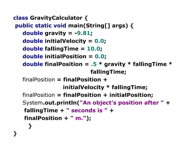Lecture 2 More Types Methods Conditionals Pdf