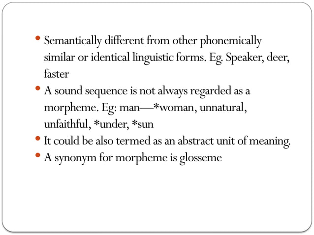 Morphophonemic: Morphemes & allomorphs, morphological processes.pptx.pptx