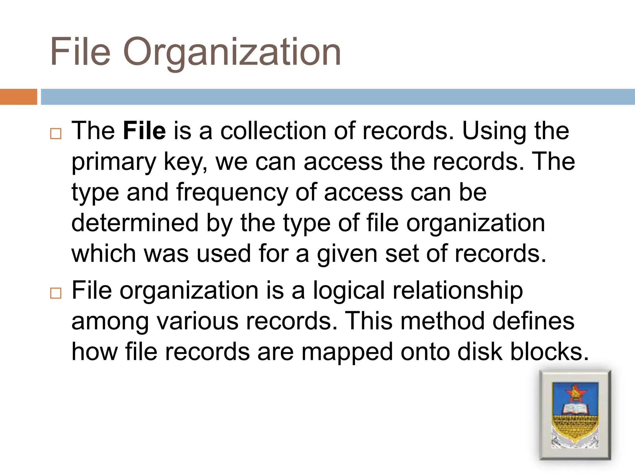 Lecture 2 Notes Indexing In Application Of Database Systems Pptx