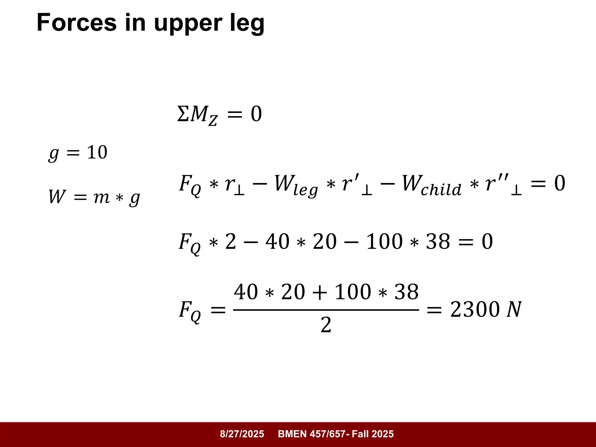 Orthopedic Mechanics, Forces and Moments | PDF