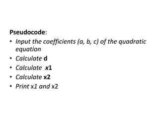 Algorithm Development | PPTX