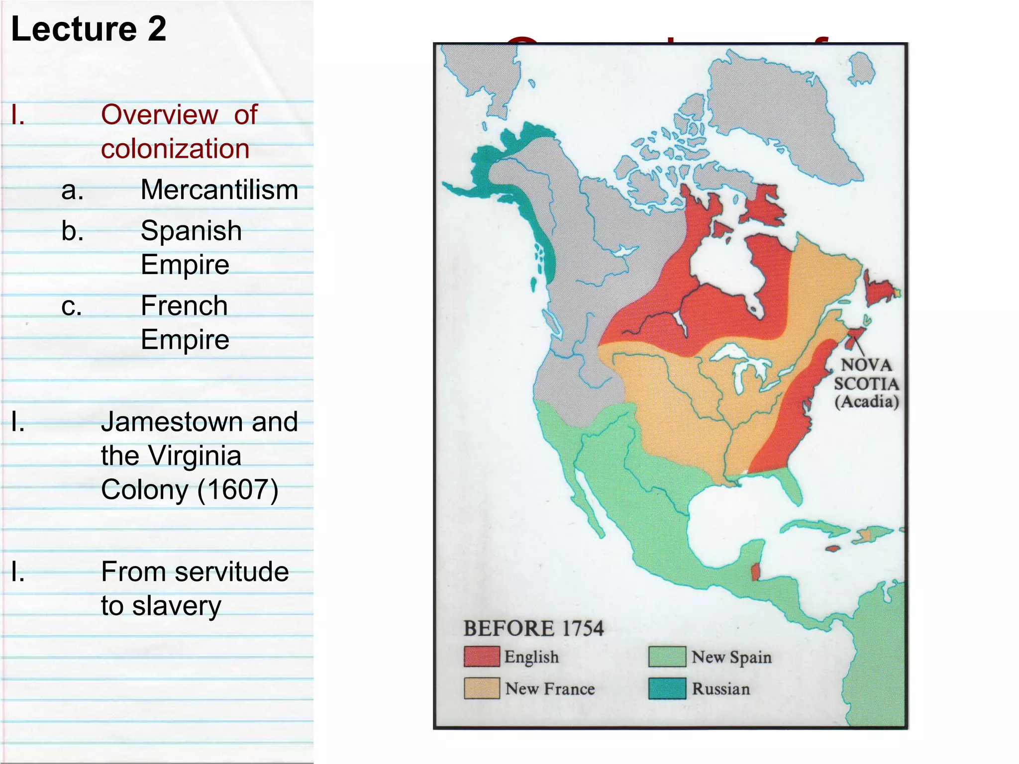 Lecture 2 on virginia colony | PPT