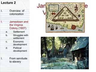 Lecture 2 on virginia colony | PPT