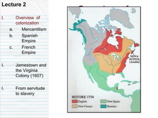Lecture 2 on virginia colony | PPT
