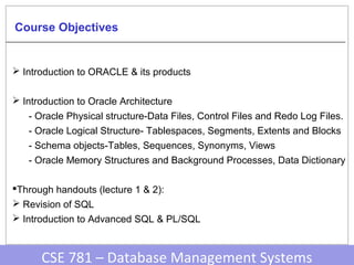 Lecture2 oracle ppt | PPT