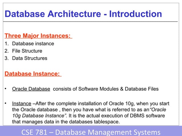 Lecture2 Oracle Ppt Ppt