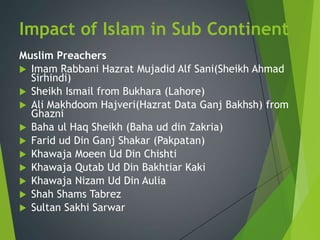 Lecture 2 Origin and Advent of Islam in Sub-continent.ppt