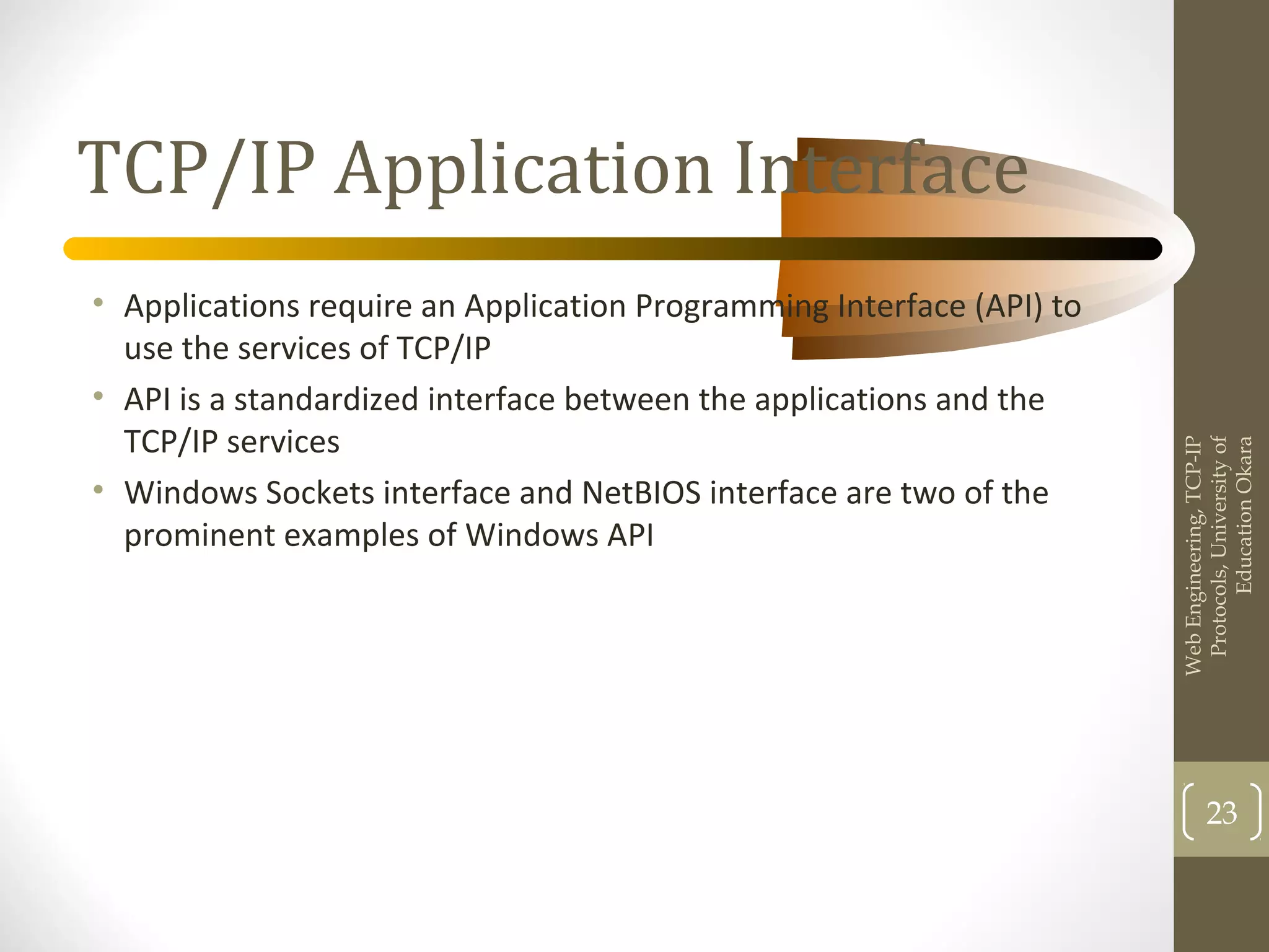 Overview of TCP IP | PPT