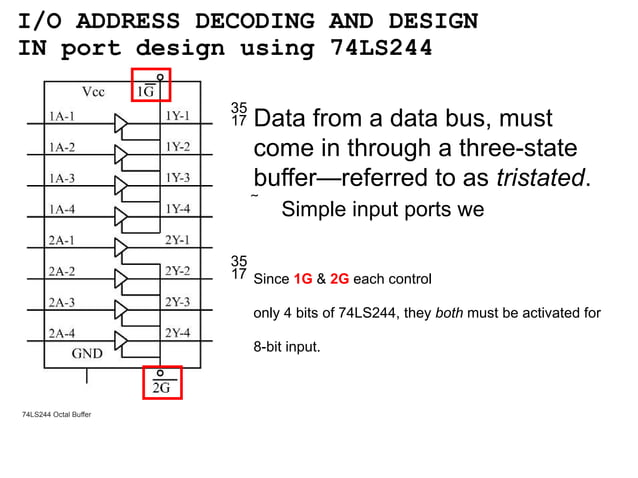 microprocessor systems Lecture 2 Parallel port | PPT
