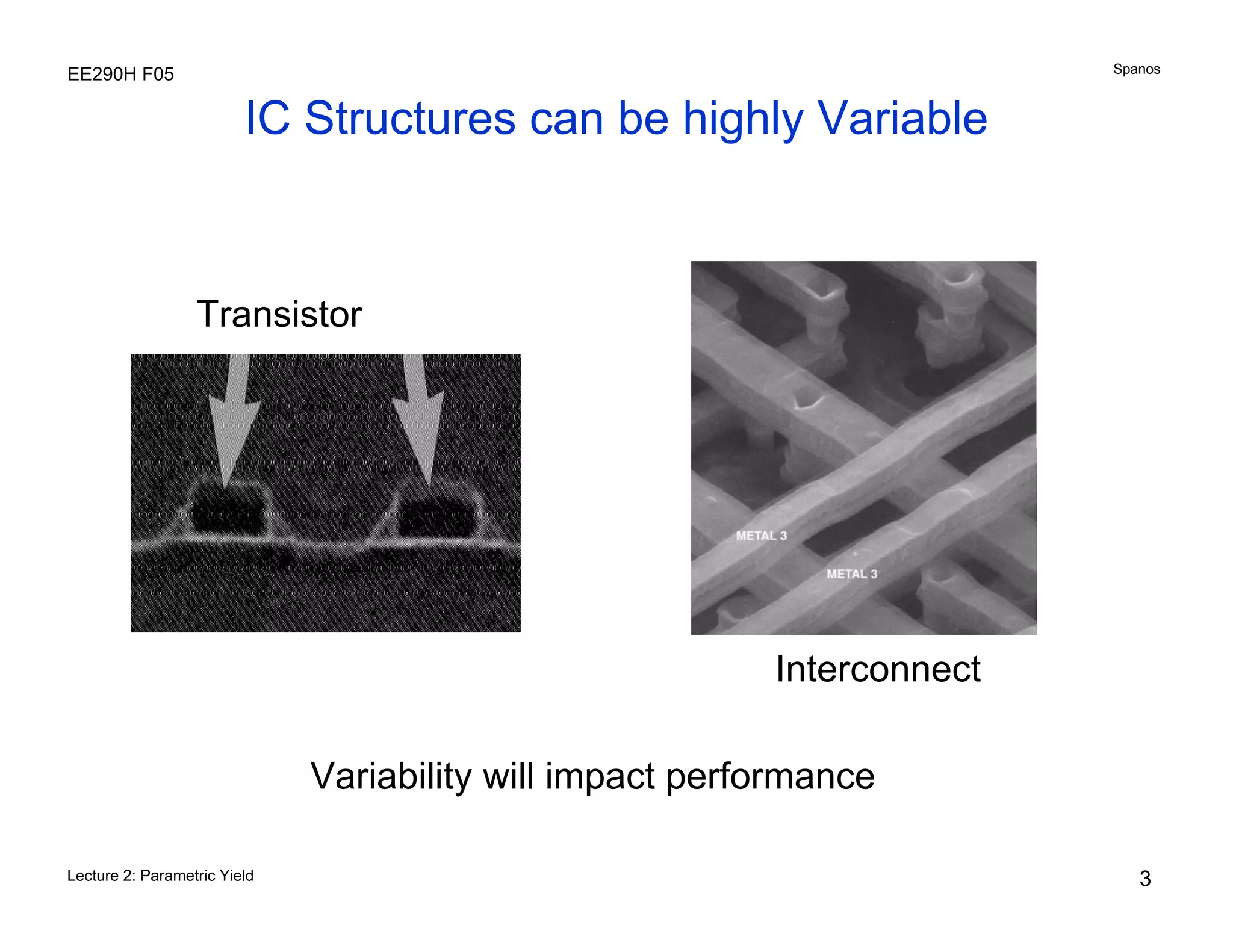 Lecture 2 Parametric Yieldpdf Computer Networking Computing