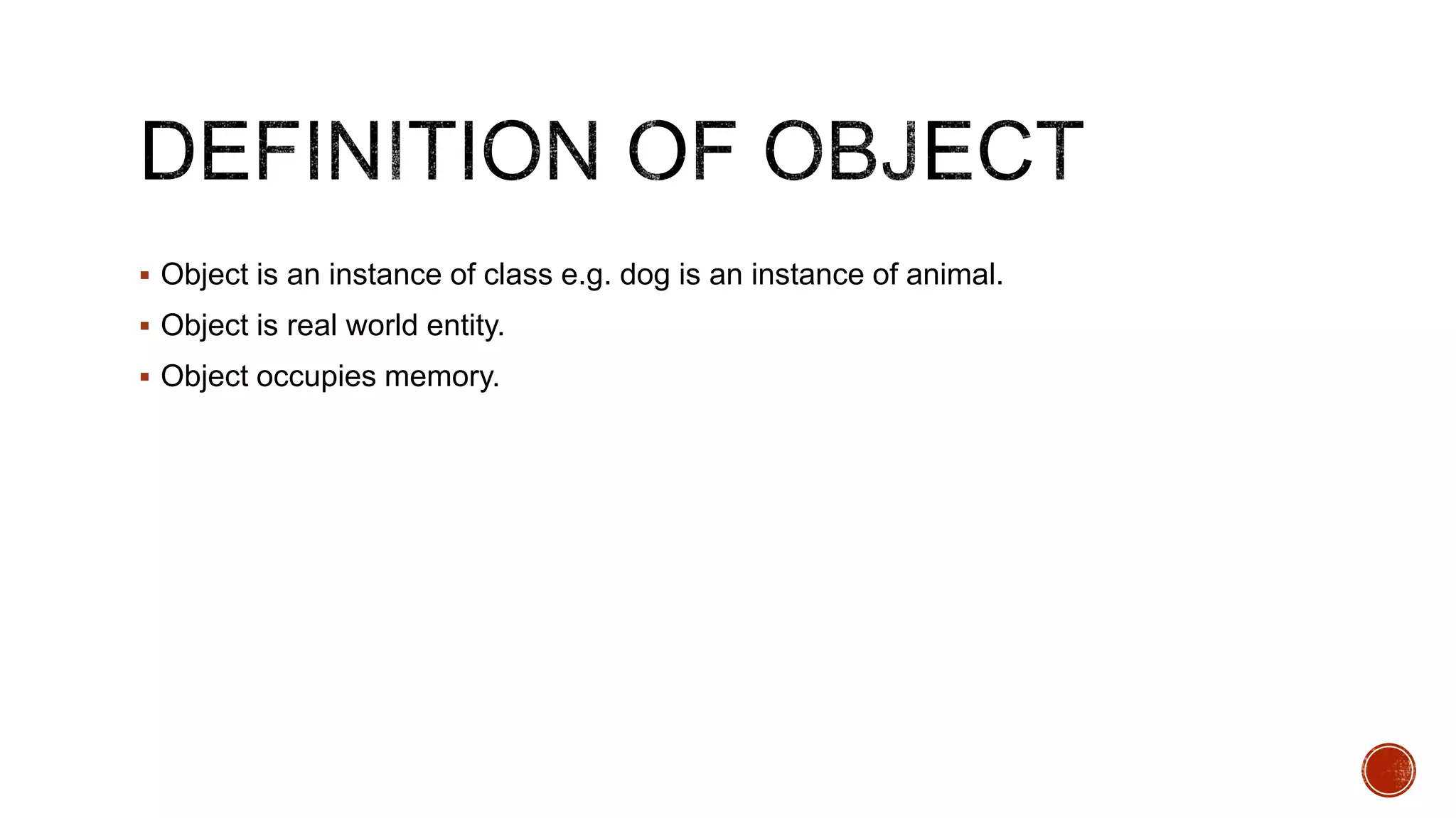 OOP Basic Concepts | PPT
