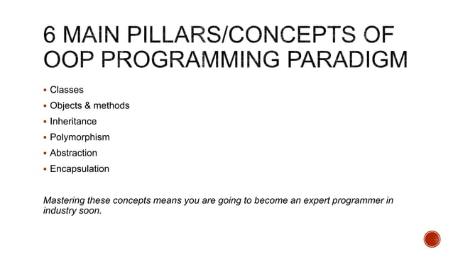 Oop Basic Concepts Ppt