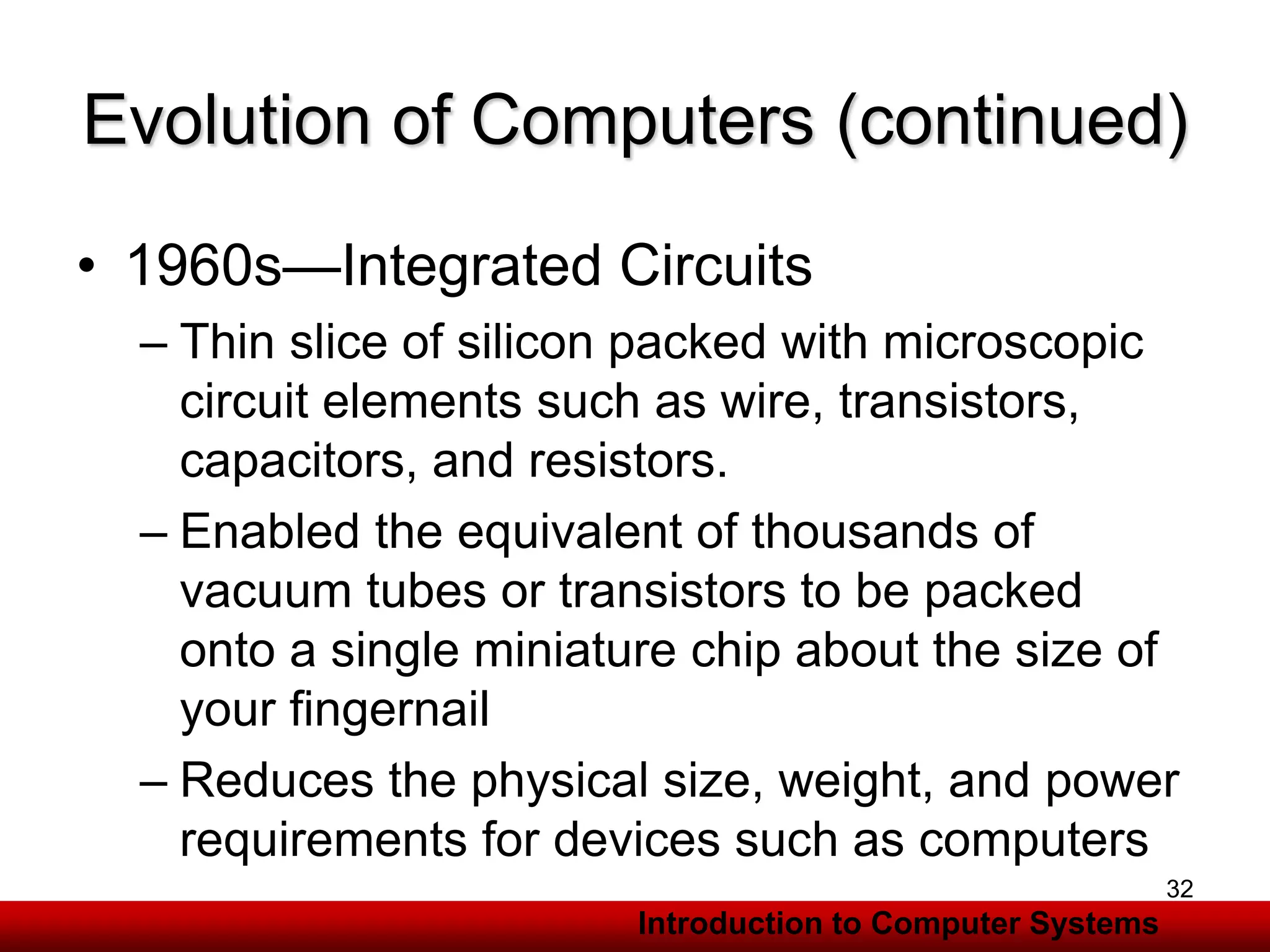 Introduction To Computer Systems Architecture Of Computer Systems Ppt