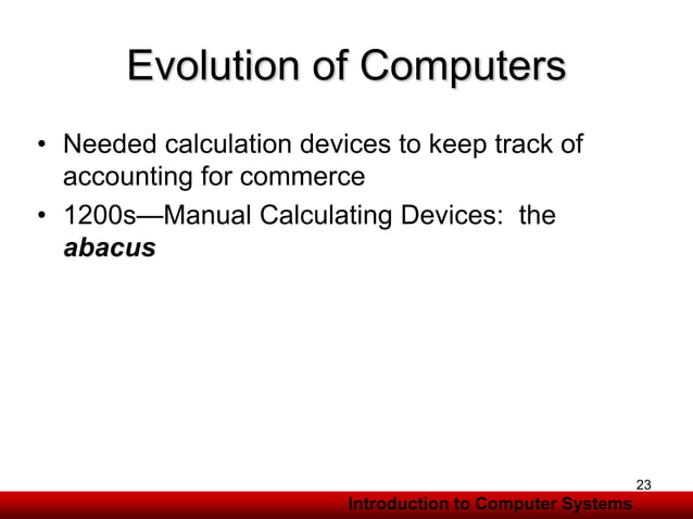 Introduction to computer systems. Architecture of computer systems. | PPT