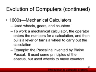 Introduction to computer systems. Architecture of computer systems. | PPT