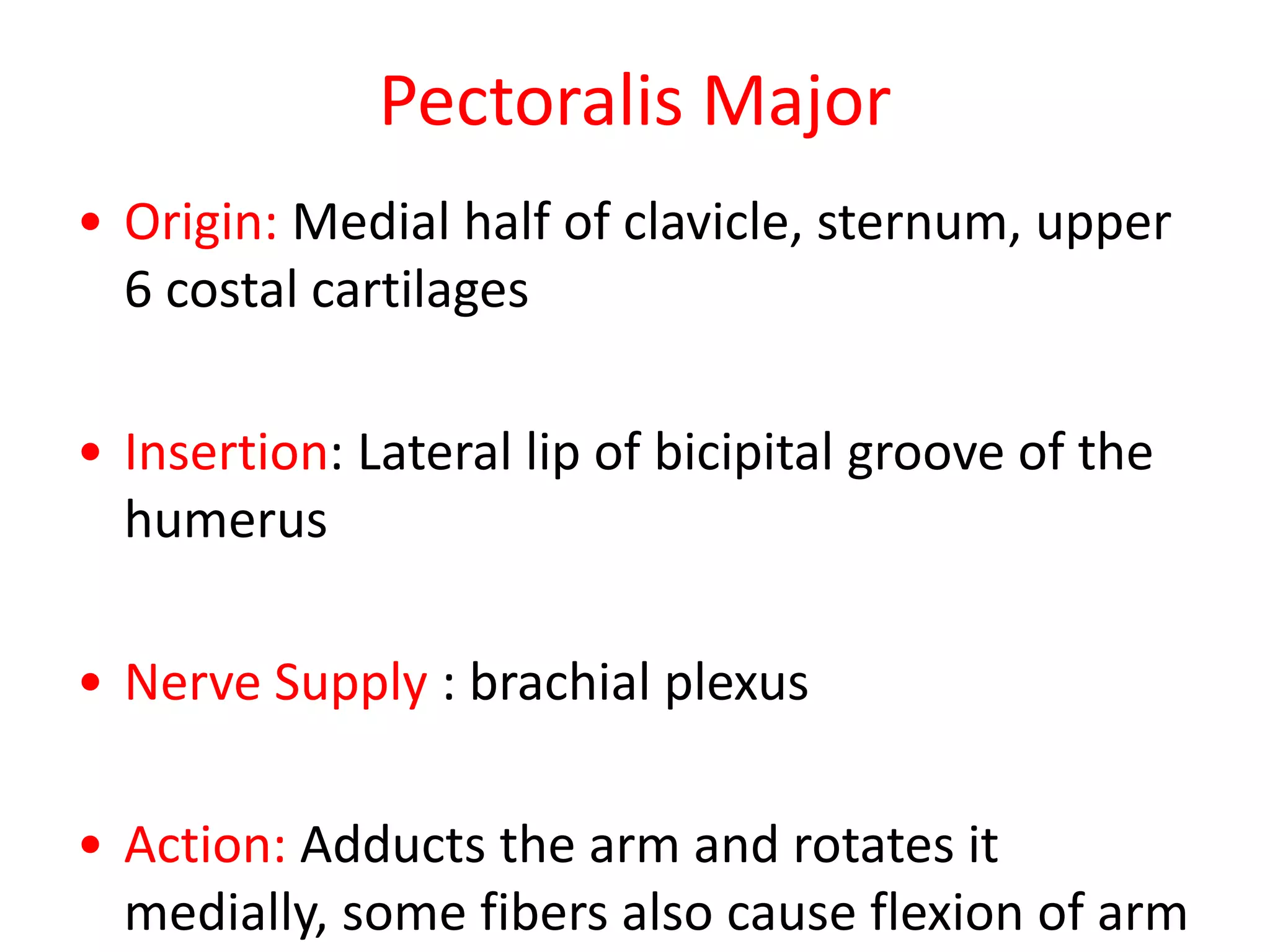 anatomy of pectoral region, Dr. Ameera Al-Humidi .pptx