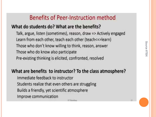 Peer Instruction | PPT