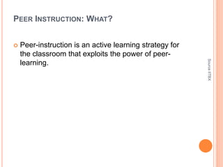 Peer Instruction | PPT