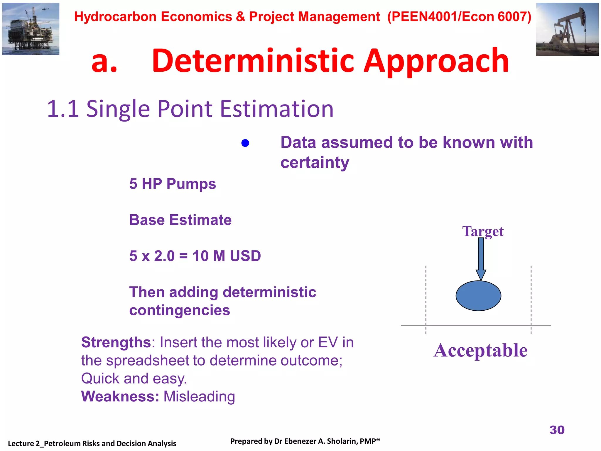 Lecture 2 petroleum risks & decision analysis(4) | PDF