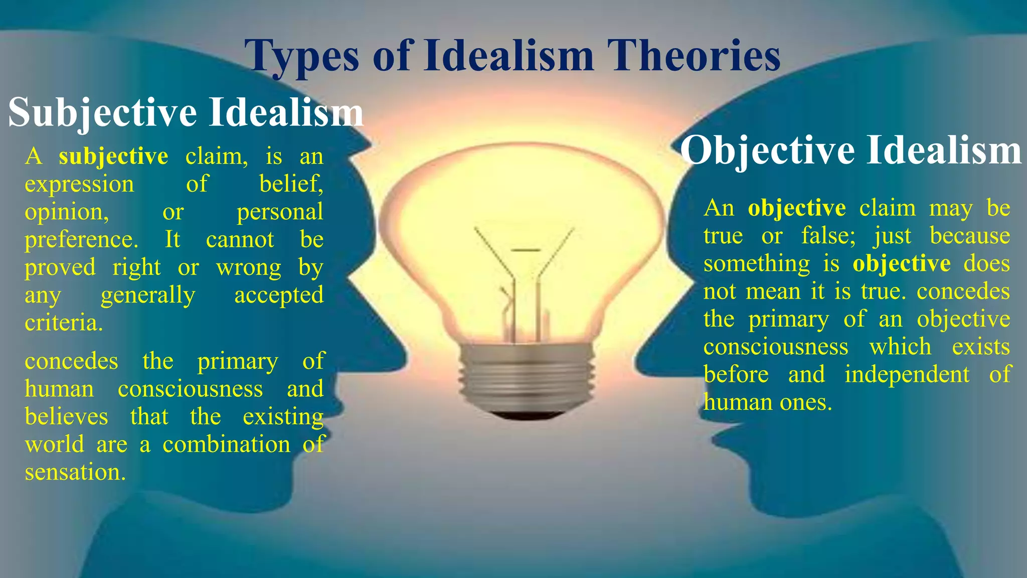 Idealism and rene descartesphilosophy | PPTX
